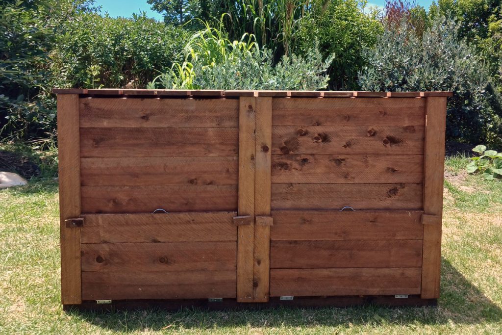 Timber Compost System NZ | Enclosed Rodent-Proof Compost Bay