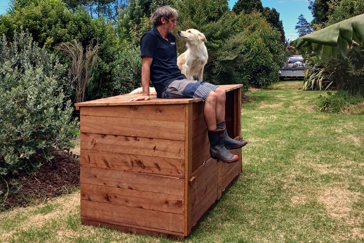 Timber Compost System NZ | Enclosed Rodent-Proof Compost Bay